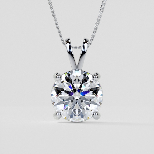 Agape Diamonds Lab Diamonds - Solitaire Diamond Pendants
