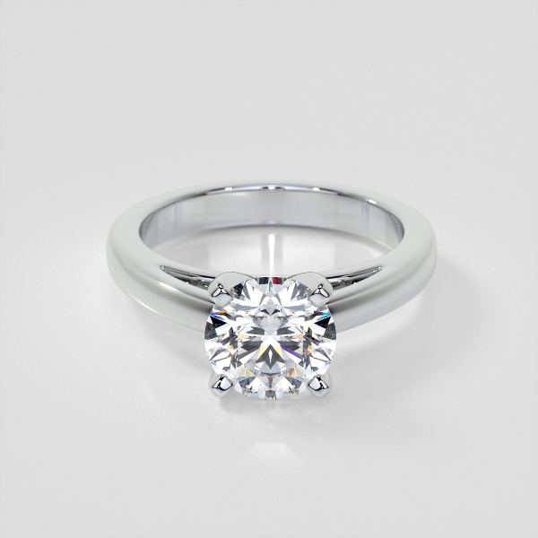 Agape Cathedral Style Solitaires Engagement Rings