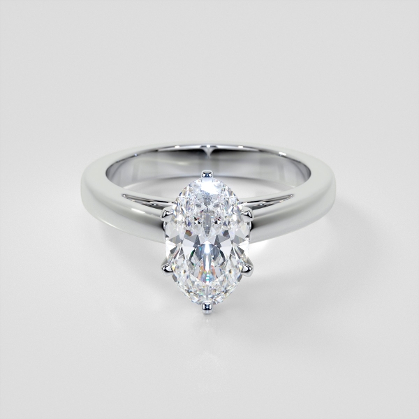 Agape Cathedral Style Solitaires Engagement Rings