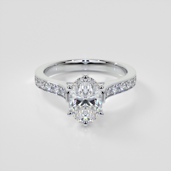Channel - Cathedral Style With Accents - Engagement Rings