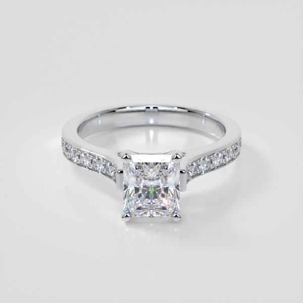 Channel - Cathedral Style With Accents - Engagement Rings