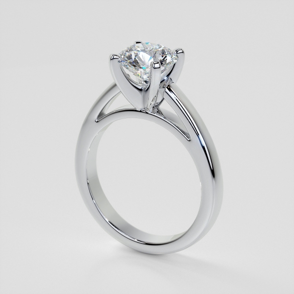 Agape Cathedral Style Solitaires Engagement Rings