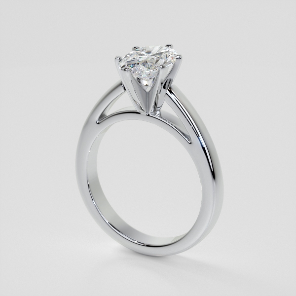 Agape Cathedral Style Solitaires Engagement Rings