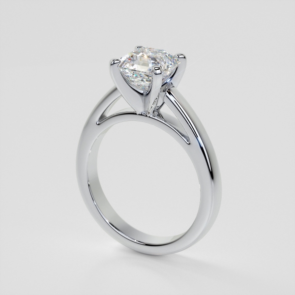 Agape Cathedral Style Solitaires Engagement Rings